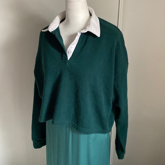 Forever 21 | Tops | Forever 2 Preppy 8s Inspired Crop Contrast Pullover ...